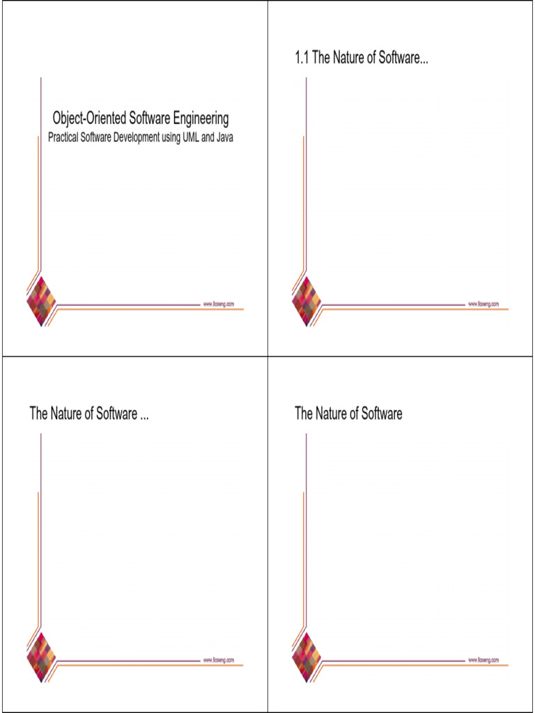 OOSE | PDF | Inheritance (Object Oriented Programming) | Method (Computer Programming)