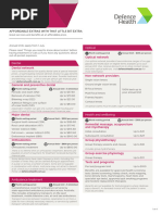 HCF Top Extras Coverage Overview | PDF