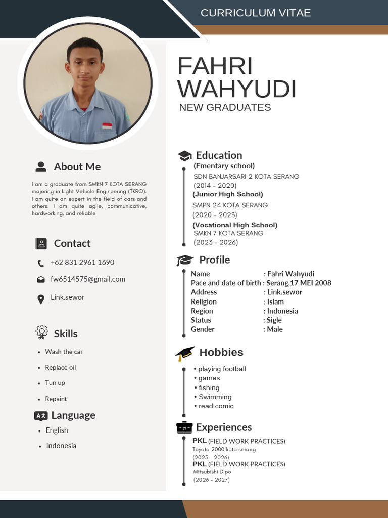 Light Vehicle Engineering Graduate CV | PDF
