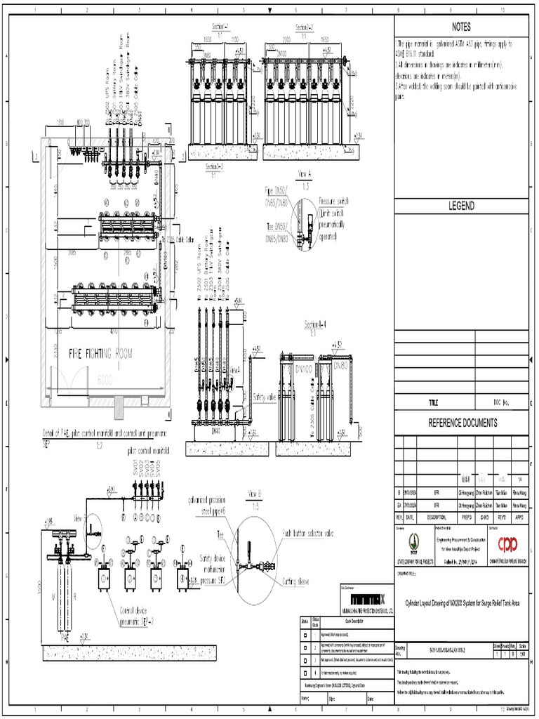 54311-MX-100-HS-LAY-005-2 - B - Cylinder Layout Drawing of MX200 System ...