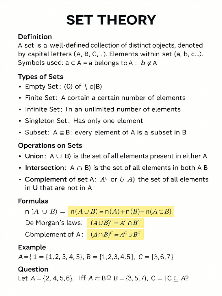 GATE CSE Maths Screenshot Notes | PDF