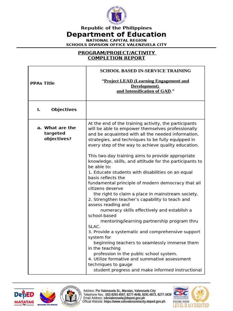Activity Completion Report | PDF | Learning | Cognition