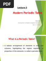 Modern Periodic Table | PDF