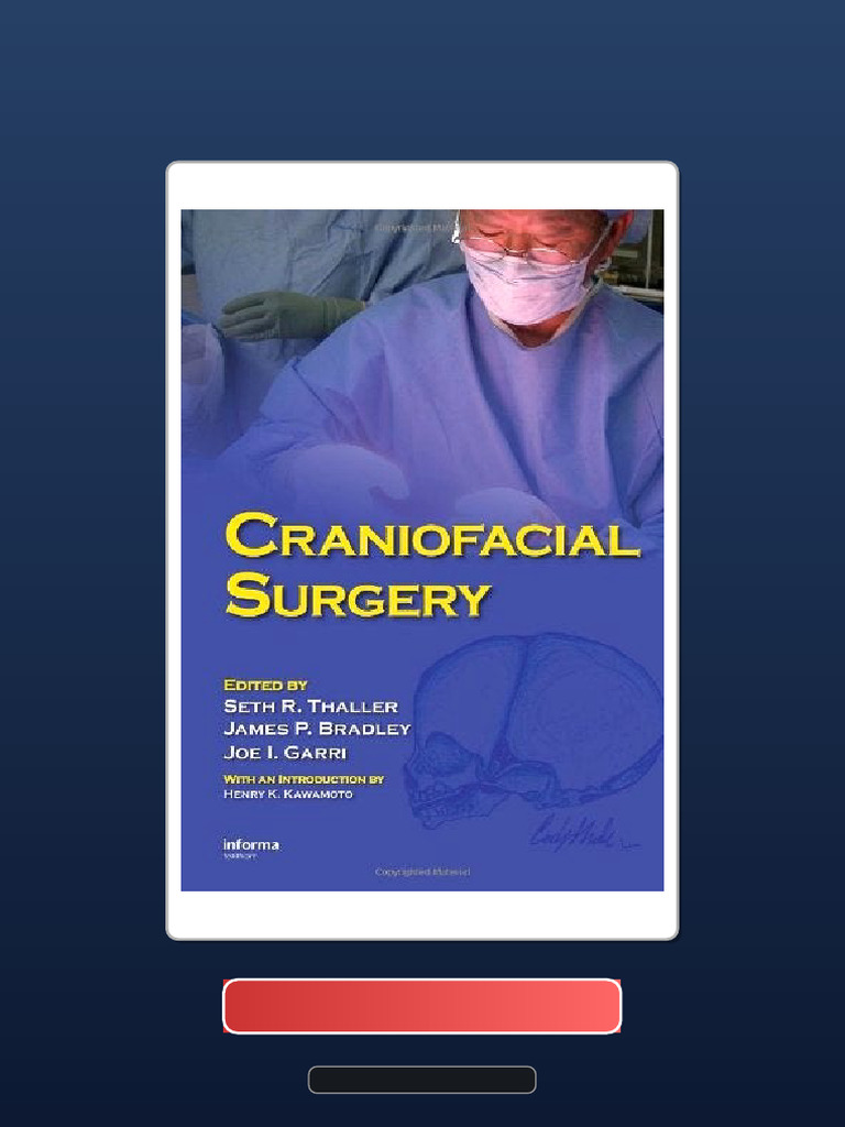 Craniofacial Surgery Ebook and TestBank Bundle Full Download | PDF ...