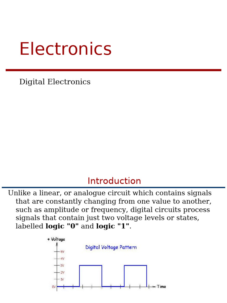 Digital Electronics | PDF | Logic Gate | Byte