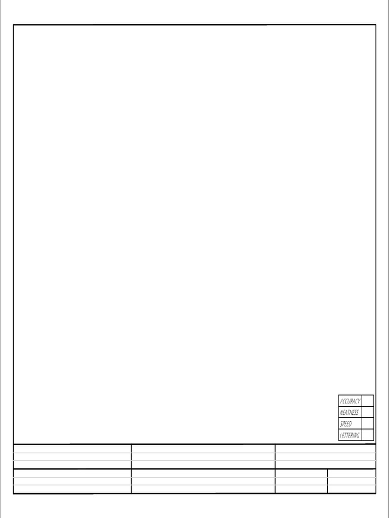 Title Block A4 Landscape | PDF