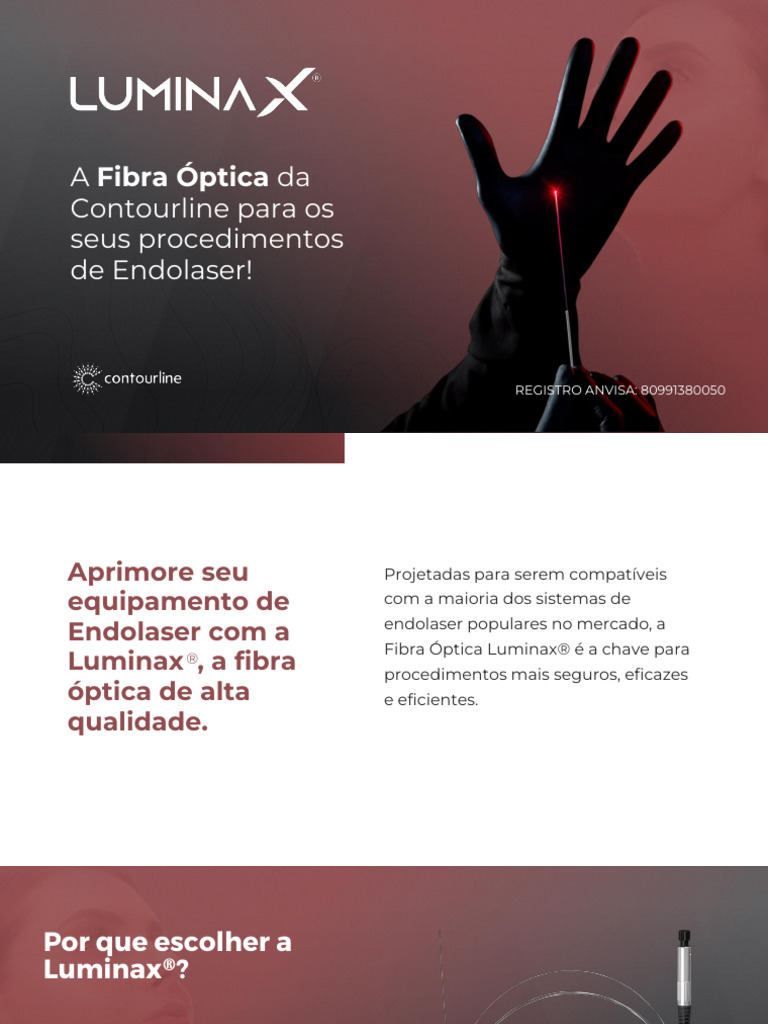 Fibra Óptica Luminax para Endolaser | PDF