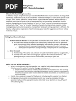 AP Lang Rhetorical Analysis Essay Template (With Examples) | PDF ...