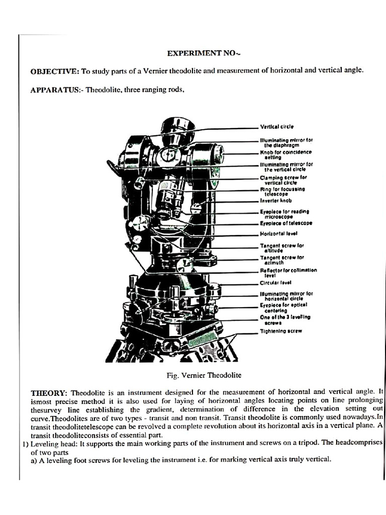 Theodolite | PDF