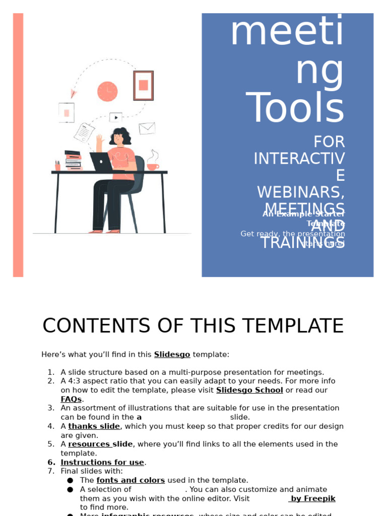 Meeting Tools - by Slidesgo | PDF | Planets | Solar System