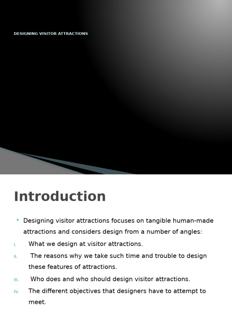 Visitor Attraction Design Essentials | PDF | Retail | Aesthetics