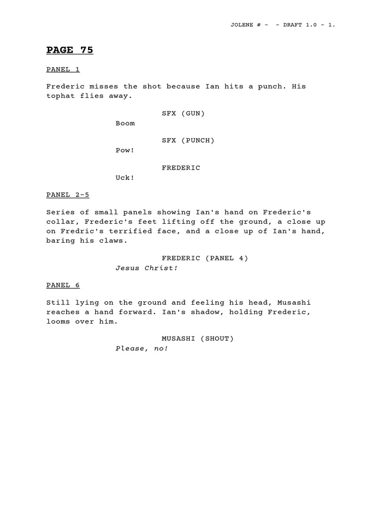 One Night Across Town - Sample Script | PDF