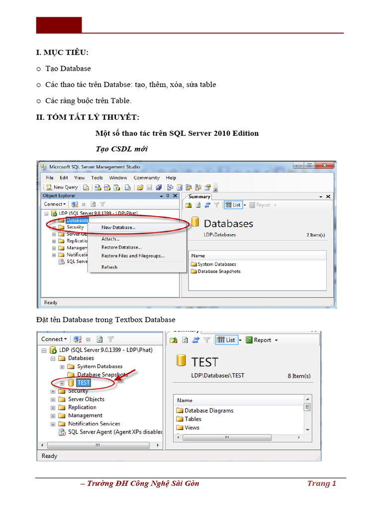 Labs - TH - Quản Trị CSDL - 2025 | PDF