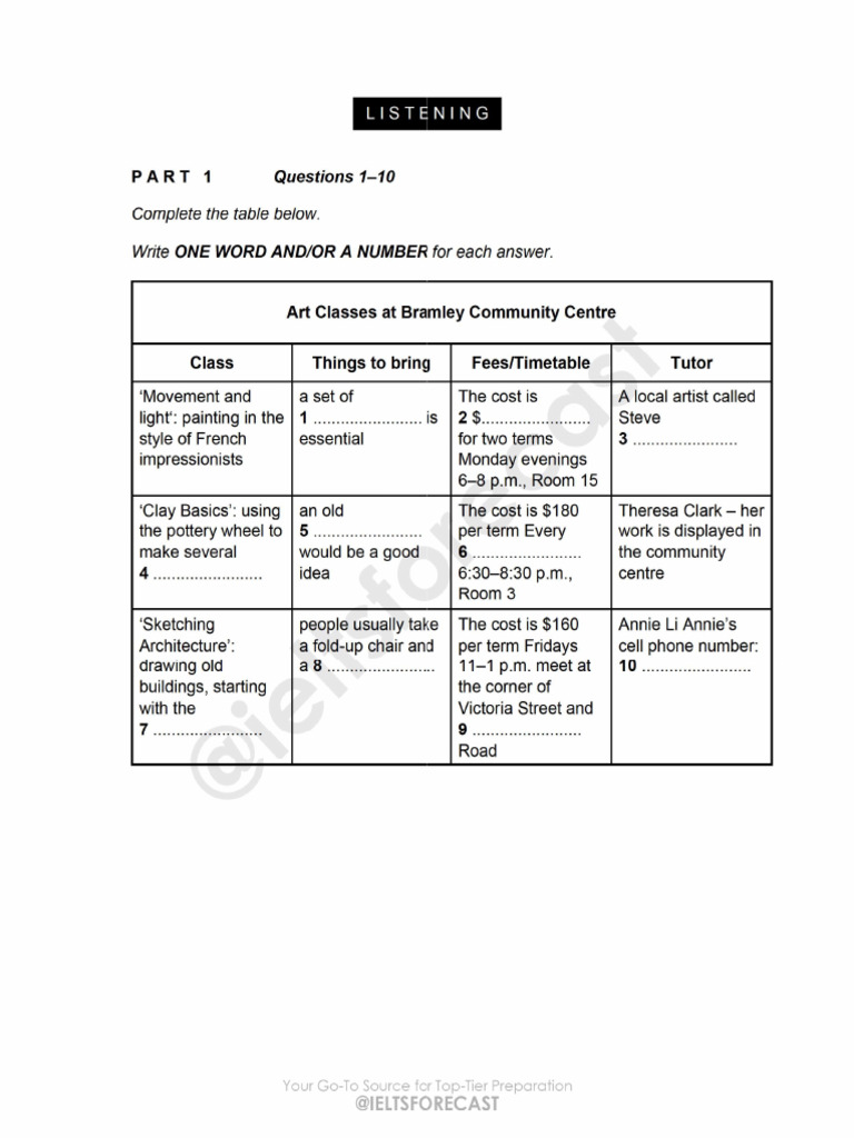 Art Classes at Bramley Community Center | PDF