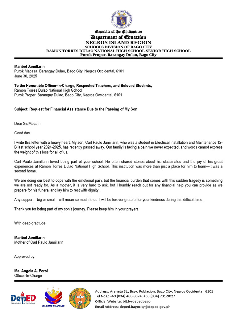 Letter of Request | PDF