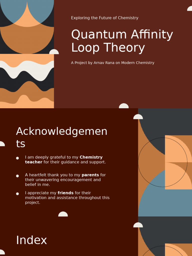 Presentation - Quantum Affinity Loop Theory - 20250629 - 164730 - 0000 | PDF | Chemical Bond ...