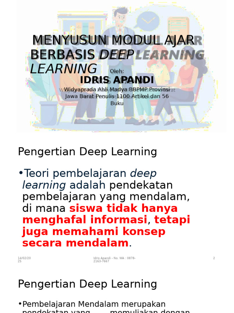 Menyusun Modul Ajar Berbasis Deep Learning | PDF