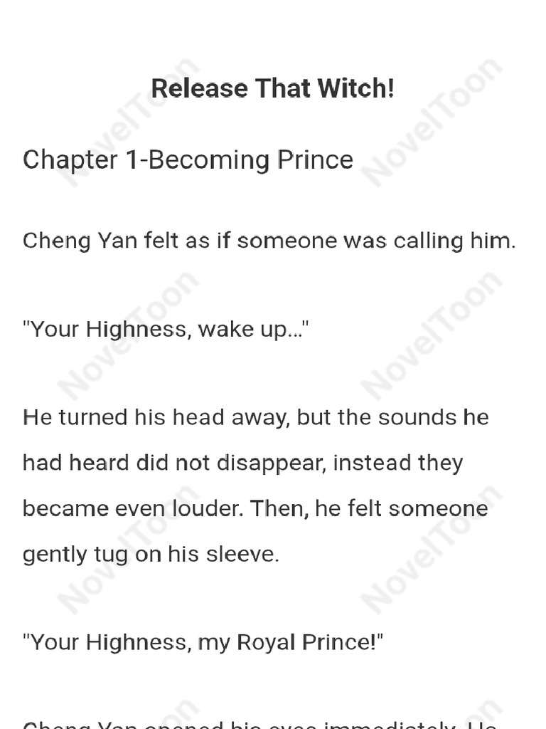 Release That Witch! | PDF