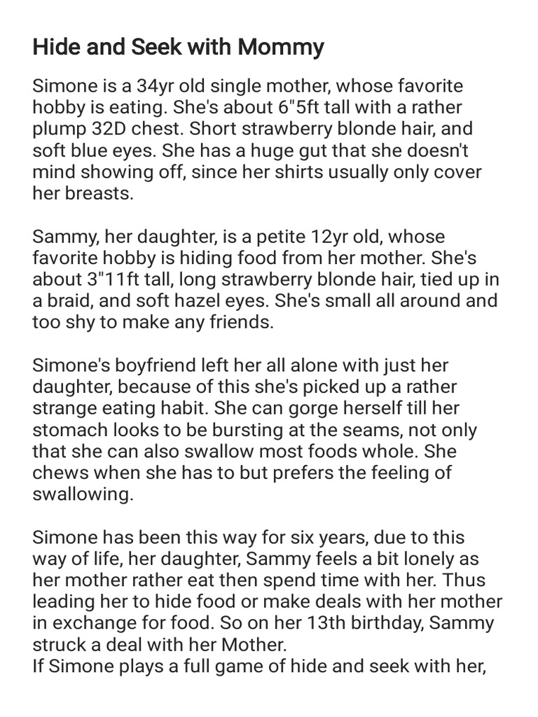 Hide and Seek With Mommy | PDF