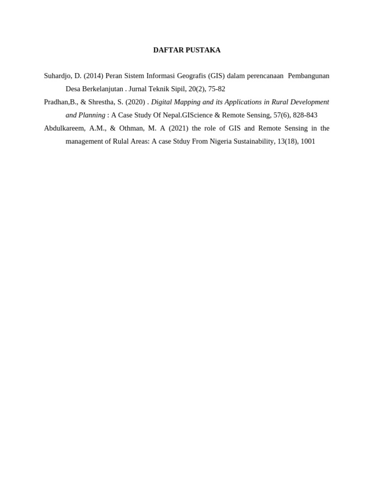 DAFTAR PUSTAKA nKKN | PDF