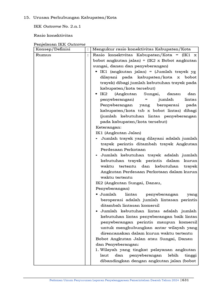 Pedum Penyusunan LPPD 2024 Angkutan Dishub | PDF