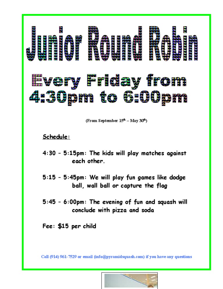 Junior Round Robin | PDF