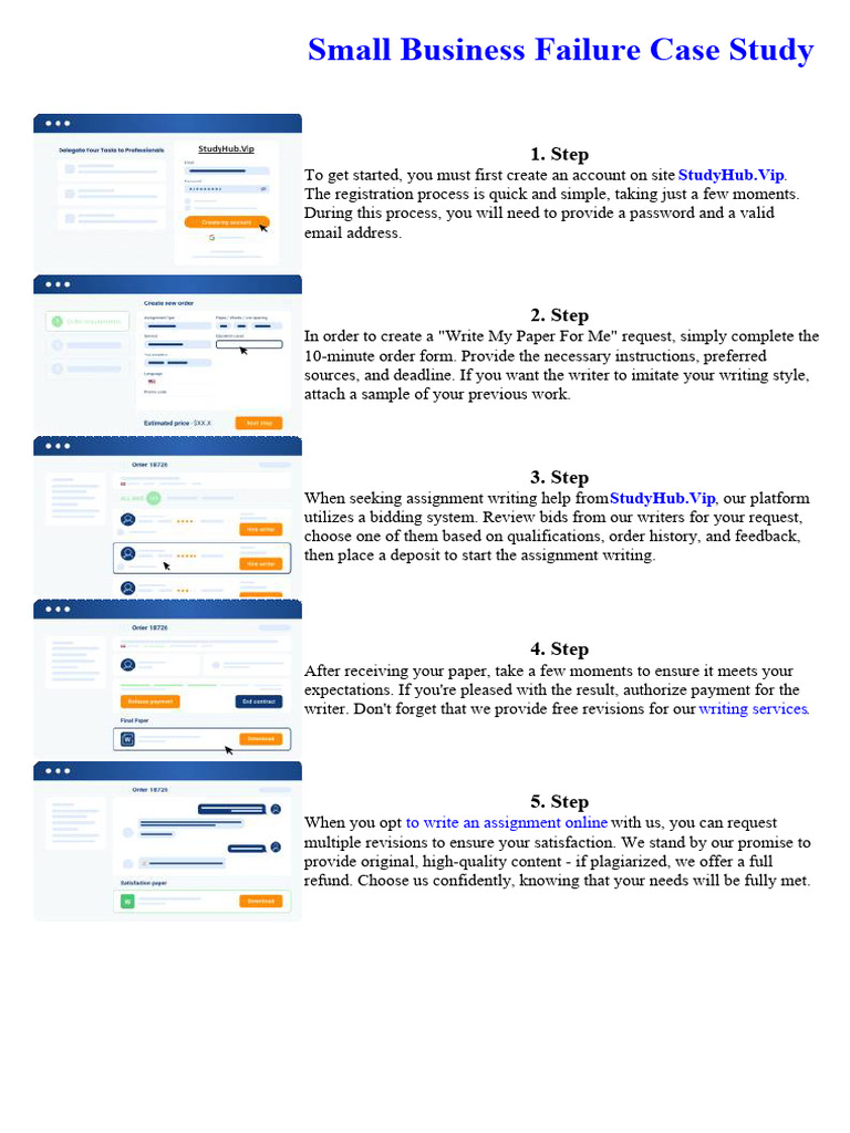 Small Business Failure Case Study | PDF | African Union Mission To ...