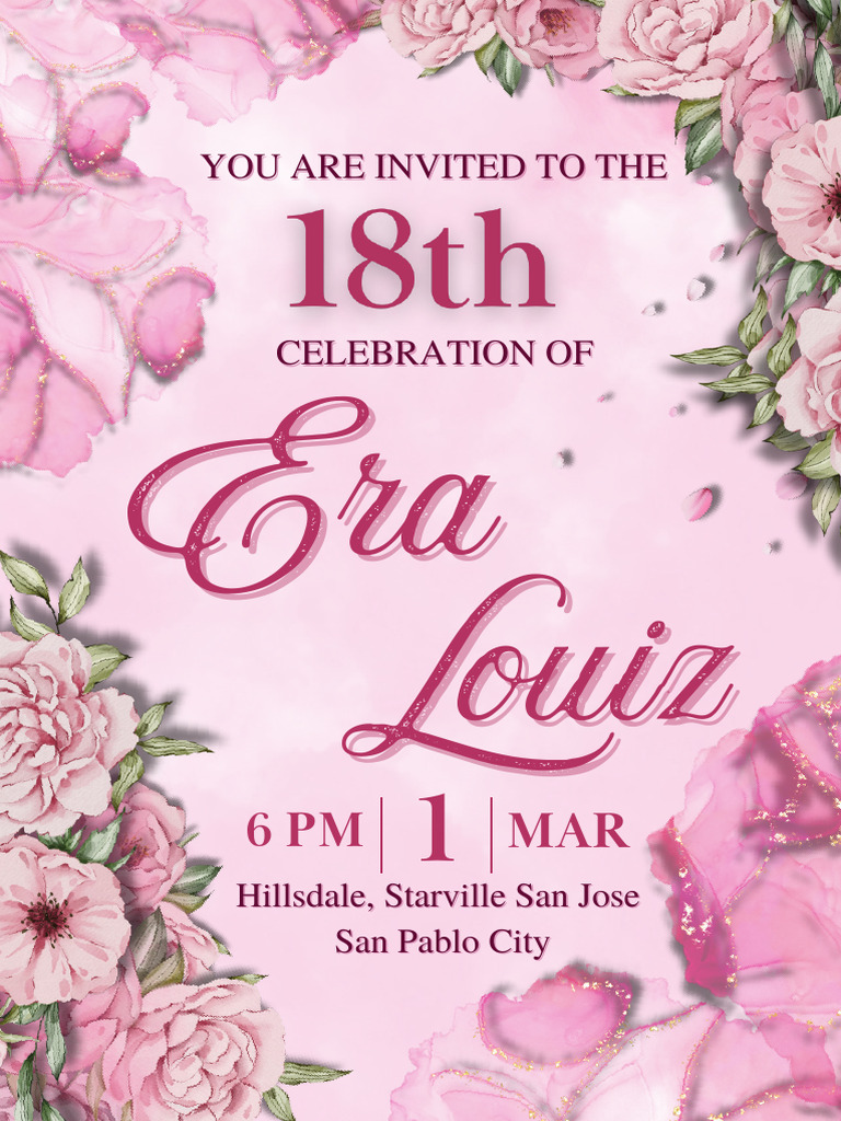Jayden Patal's Debut Celebration Invite | PDF