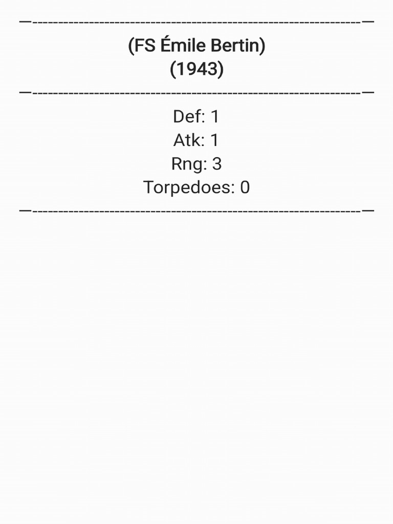 FS Émile Bertin | PDF