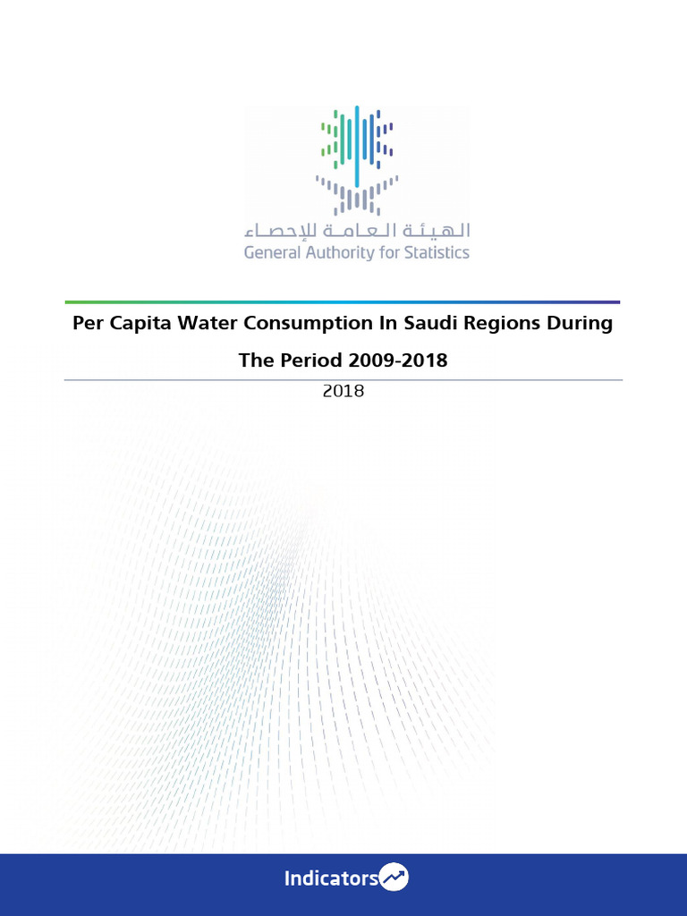 Per Capita Water Consumption in Saudi Regions During The Period 2009 ...