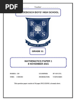 Euclidean Geometry Grade 11 Questions | PDF