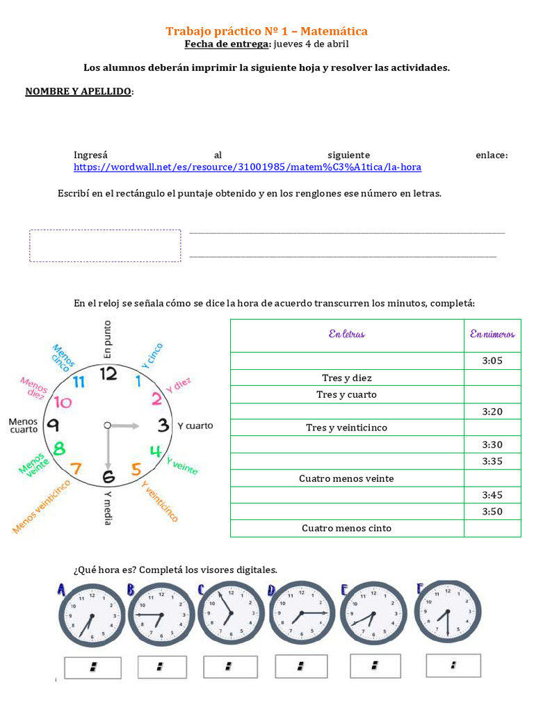 Trabajo Pr-Ctico N - 1 - Matem-Tica | PDF