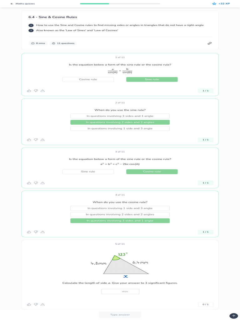Simplifying Algebraic Expressions Quiz GCSE Maths CIE Extended Cognito ...