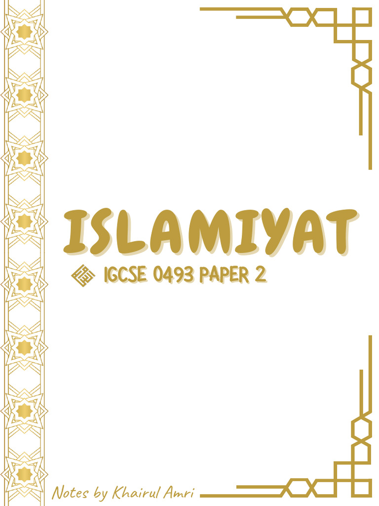 Islamiyat Paper 2 | PDF | Hadith | Shia Islam
