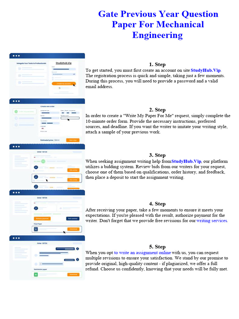 Gate Previous Year Question Paper For Mechanical Engineering | PDF ...