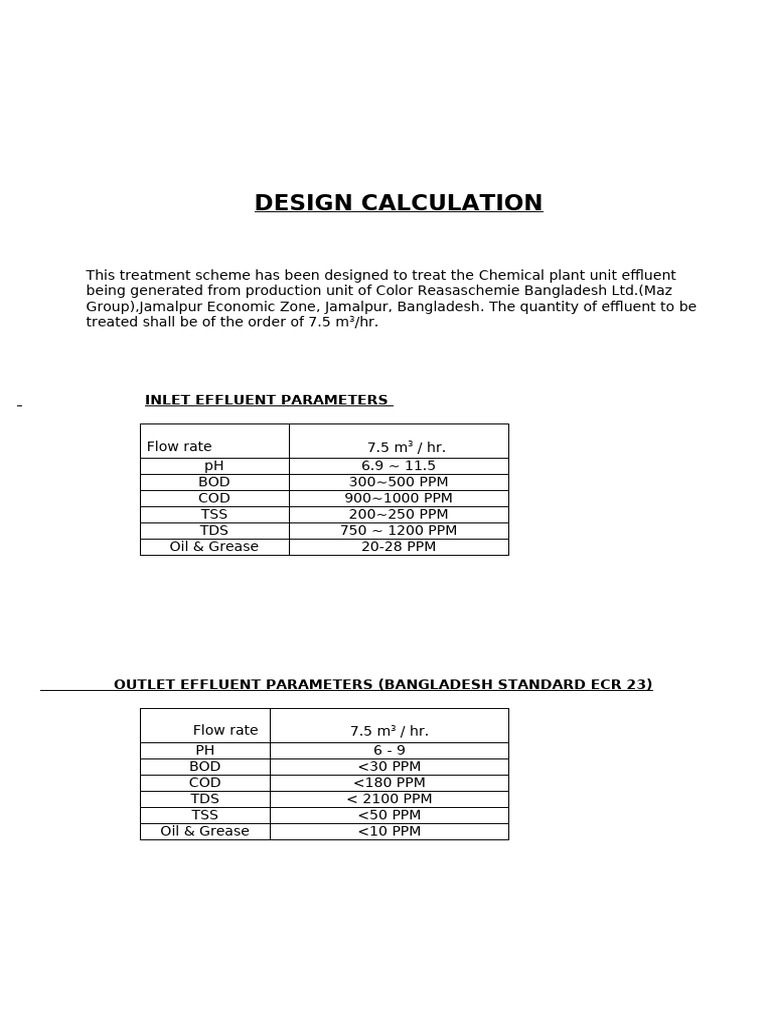 ETP 1201C-Design Calculation | PDF | Hydraulic Engineering | Hydrology