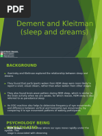 Dement and Kleitman 1957 | PDF | Rapid Eye Movement Sleep | Sleep