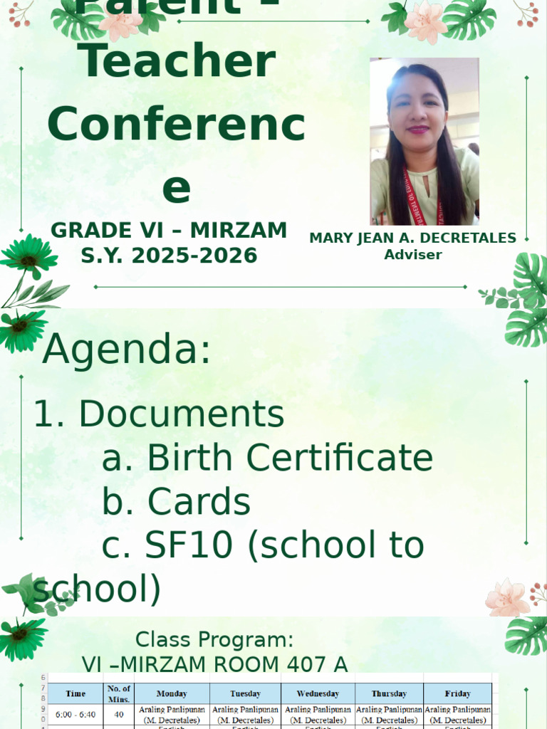 1st HPTA SY 2024 2025 | PDF