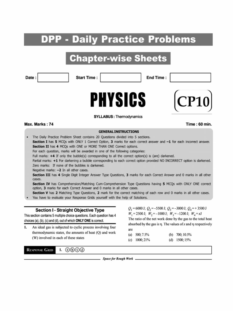 Thermod DPP | PDF
