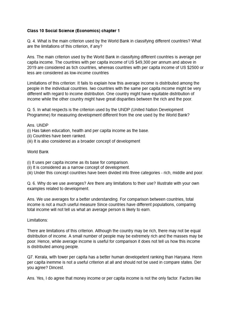 Class 10 Social Science (Economics) Chapter 1 | PDF | Energy Development | Sustainability