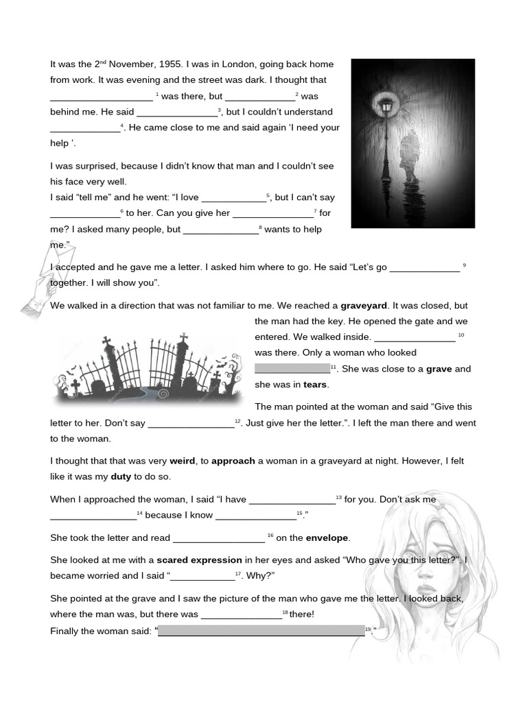 Indefinite Pronouns Fill in | PDF