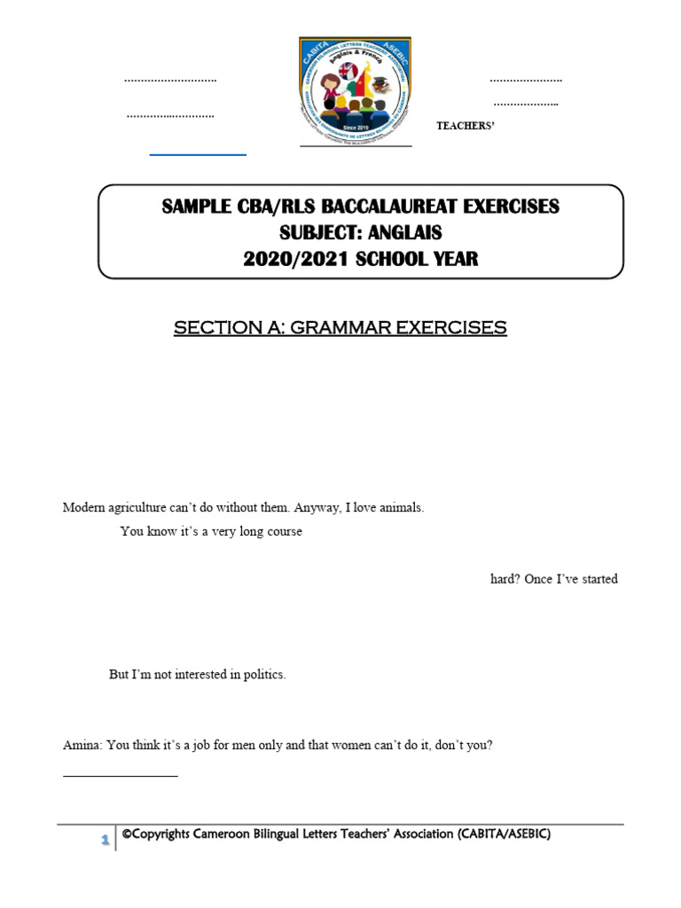 Cabita-Asebic Cba Baccalaureat | PDF | Waste Management | Waste