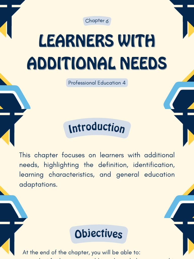 Supporting Learners with Additional Needs | PDF | Gifted Education ...