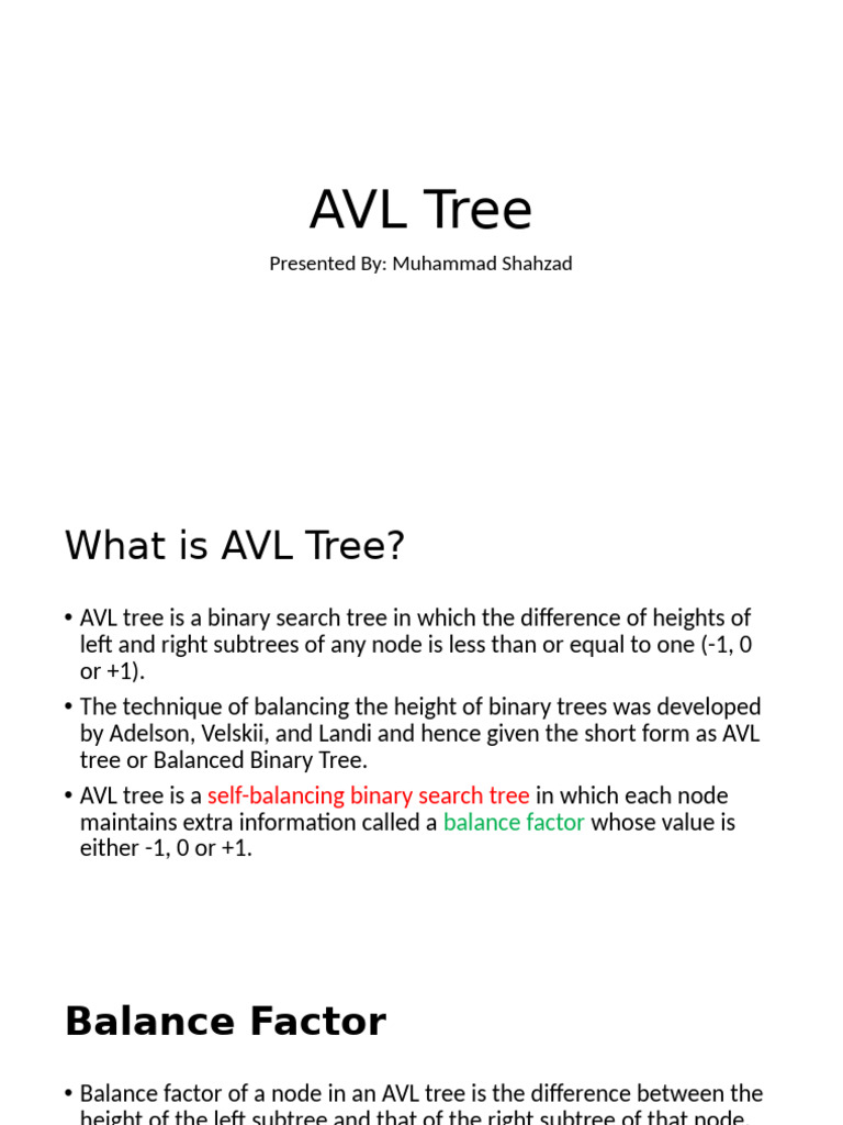 AVL Tree | PDF