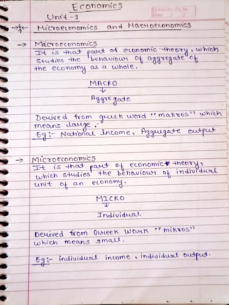 Eco Module 1 Notes | PDF