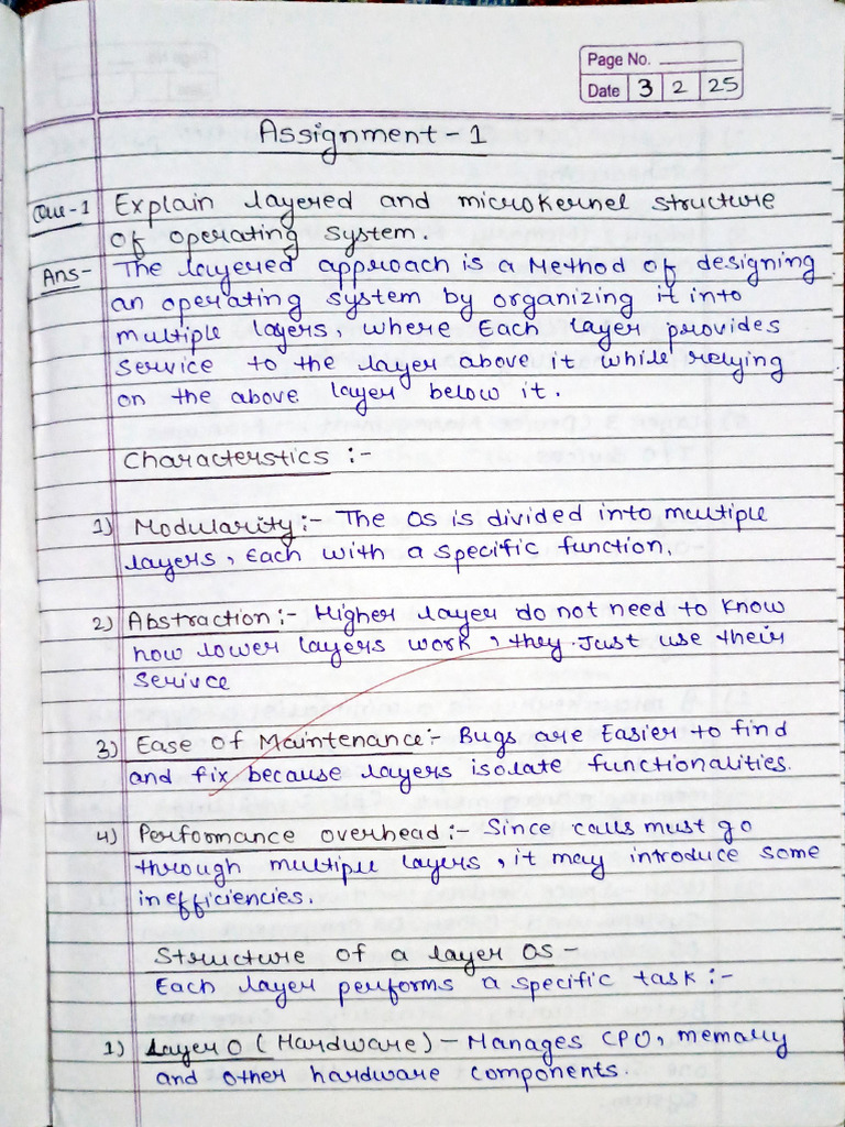 OS Assignment 1 | PDF