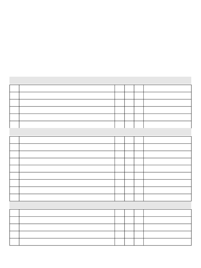 Packing Surgical Instruments Checklist | PDF