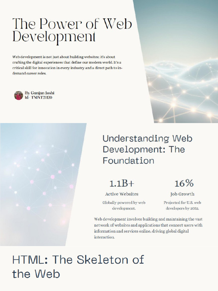 Web Development Overview | PDF