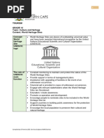 Grade 12 Tourism Notes | PDF | World Health Organization | Sustainability