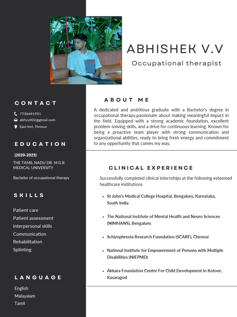 CV Abhishek VV | PDF
